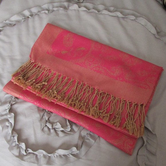 pashmina | Accessories | Graphic Woven Pashmina Cashmere Large Scarf ...